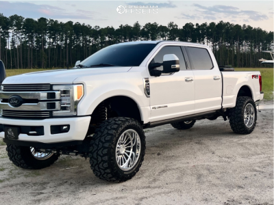 2019 Ford F-250 Super Duty with 22x12 -44 HD-PRO Forged Chnook and 37/ ...
