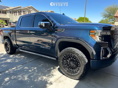 2021 GMC Sierra 1500 with 20x10 18 Lexani Compass and 33/12.5R20 Toyo ...