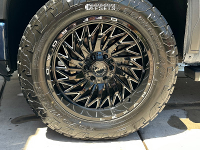 2021 GMC Sierra 1500 with 20x10 18 Lexani Compass and 33/12.5R20 Toyo ...