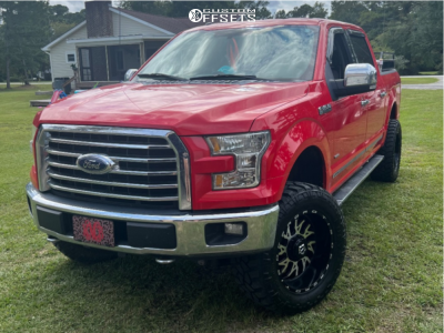 2015 Ford F-150 with 20x10 -25 TIS 544MB and 35/12.5R20 Fury Offroad ...
