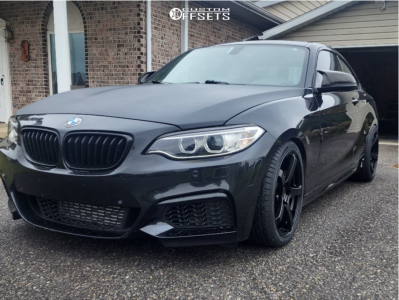2016 BMW M235i with 18x8 35 Enkei Kojin and 235/35R18 Hankook Ventus ...