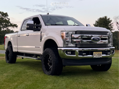 2019 Ford F-250 Super Duty Wheel Offset Aggressive > 1" Outside Fender ...