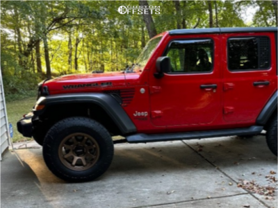 2018 Jeep Wrangler JL with 17x9 -12 Vision Flow and 285/70R17 AMP Pro ...