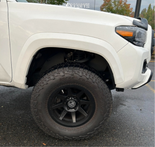 2017 Toyota Tacoma with 17x8.5 0 Icon Alloys Rebound SLX and 265/70R17 ...