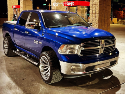 2016 Ram 1500 with 22x12 -44 XF Offroad Xf-224 and 33/12.5R22 Kenda ...