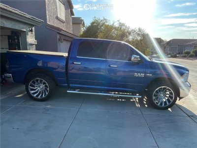 2016 Ram 1500 with 22x12 -44 XF Offroad Xf-224 and 33/12.5R22 Kenda ...