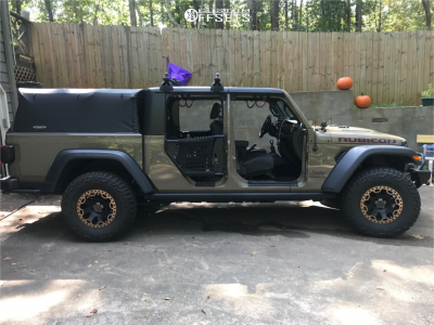 2020 Jeep Gladiator with 17x9 -12 Black Rhino Warlord and 35/12.5R17 ...