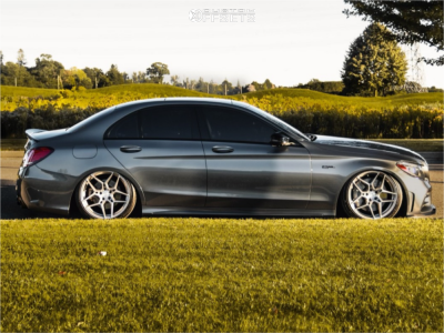 2019 Mercedes-Benz C43 AMG with 19x8.5 35 Rohana Rfx11 and 225/40R19 ...