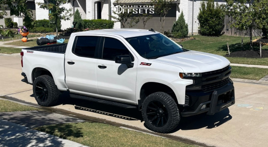 2021 Chevrolet Silverado 1500 with 20x10 -19 Fuel Contra and 33/11.5R20 ...