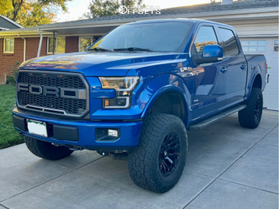 2017 Ford F-150 with 18x9 -12 Fuel Blitz and 325/65R18 Toyo Tires Open ...
