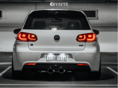 2012 Volkswagen Golf R with 18x9 35 Enkei Rpf1 and 235/40R18 Yokohama ...