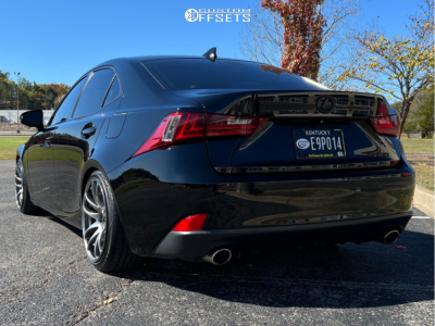 2015 Lexus IS250 with 18x9.5 35 Vors Tr4 and 225/40R18 Arroyo Grand ...