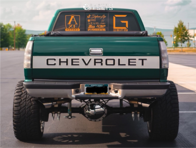 1997 Chevrolet K1500 with 24x14 -76 Axe Forged Af7 and 35/14.5R24 ...