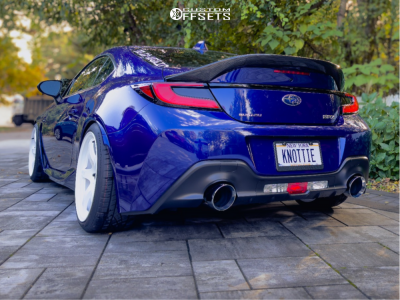 2023 Subaru BRZ with 18x9.5 38 Gram Lights 57cr and 245/35R18 ...