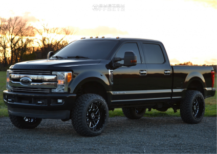 2017 Ford F-250 Super Duty with 22x12 -44 Hostile Sprocket and 35/12 ...