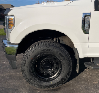 2019 Ford F-250 Super Duty with 18x9.5 -18 Vision Tactical and 295/70R18 Falken WildPeak AT3W ...