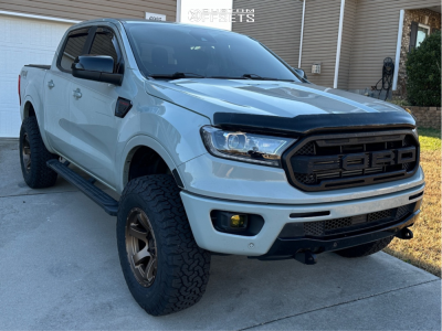 2021 Ford Ranger Wheel Offset Aggressive > 1" Outside Fender Suspension ...