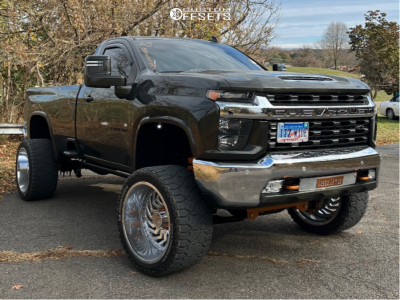2022 Chevrolet Silverado 3500 HD Wheel Offset Hella Stance >5 ...