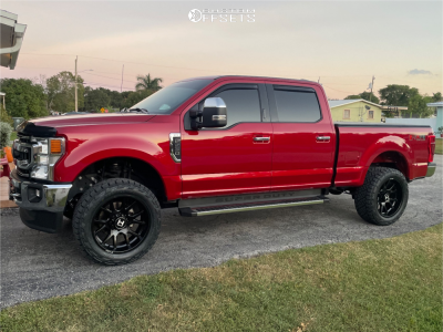 2022 Ford F-250 Super Duty with 22x10 -25 Hostile Rage and 35/12.5R22 ...