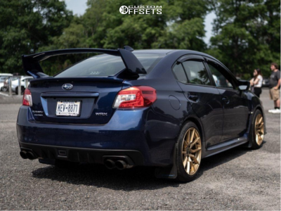 2020 Subaru WRX with 18x9.5 35 Option Lab R716 and 245/40R18 Kumho ...