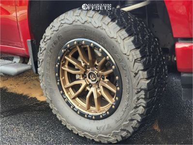 2020 Chevrolet Silverado 1500 with 18x9 -12 Fuel Rebel 6 and 33/12.5R18 ...