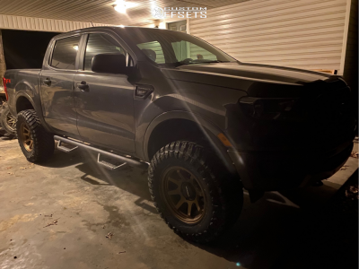 2019 Ford Ranger with 17x9 -12 Vision Flow and 33/12.5R17 Atturo Trail ...