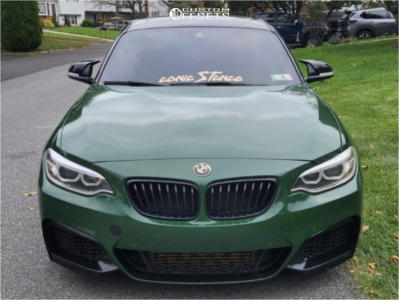 2016 BMW M235i with 19x8.5 35 F1R Fs3 and 225/35R19 Lexani Lx-twenty ...