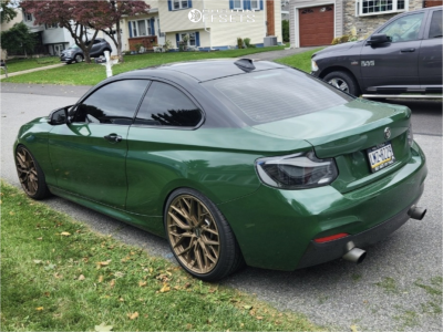 2016 BMW M235i with 19x8.5 35 F1R Fs3 and 225/35R19 Lexani Lx-twenty ...