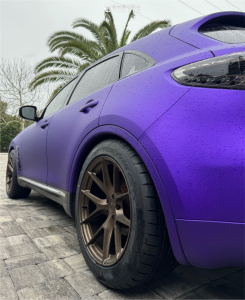 2017 INFINITI QX70 with 20x10.5 35 Aodhan Aff7 and 295/45R20 Atturo ...