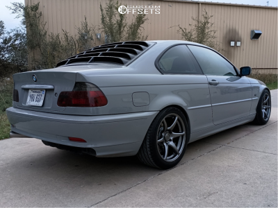 2001 BMW 330Ci with 17x9 35 Kansei Tandem and 235/45R17 General G-max ...