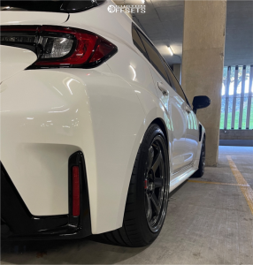 2023 Toyota GR Corolla with 18x9.5 38 Volk Te37sl and 245/40R18 ...