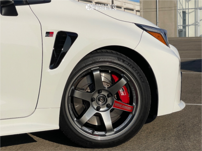 2023 Toyota GR Corolla with 18x9.5 38 Volk Te37sl and 245/40R18 ...