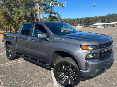 2021 Chevrolet Silverado 1500 with 22x10 -19 Fuel Contra and 285/45R22 ...
