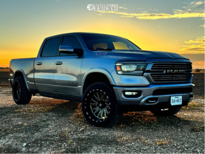 2021 Ram 1500 with 22x12 -44 TIS 547bm and 33/12.5R22 Radar Renegade Rt ...