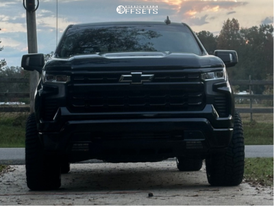 2023 Chevrolet Silverado 1500 with 22x12 -44 Gear Off-Road Ratio and 33 ...