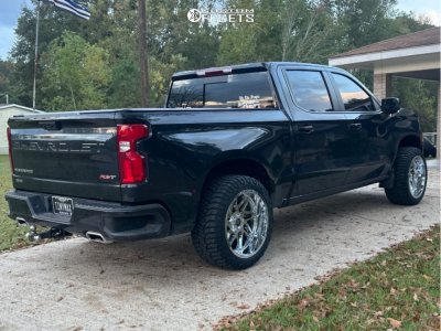 2023 Chevrolet Silverado 1500 with 22x12 -44 Gear Off-Road Ratio and 33 ...