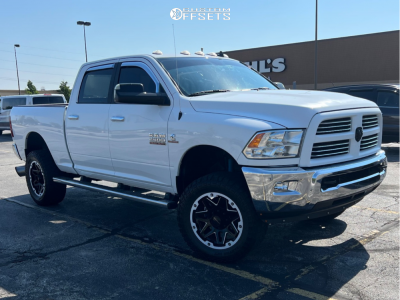2018 Ram 2500 with 20x9 12 Vision Se7en and 35/12.5R20 Toyo Tires Open ...