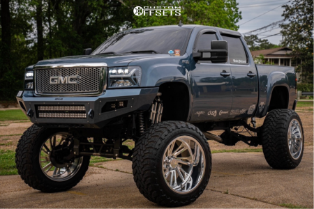 2012 GMC Sierra 1500 with 26x16 -101 KG1 Forged Rebel and 42/15.5R26 ...