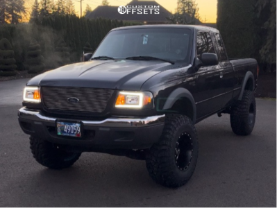 2003 Ford Ranger with 15x10 -43 Fuel Revolver and 32/11.5R15 Cooper ...