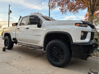2020 Chevrolet Silverado 2500 HD with 20x9 18 TIS 547b and 35/12.5R20 ...