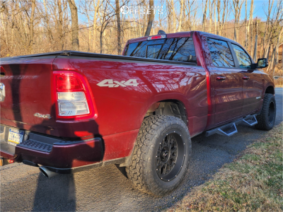 2019 Ram 1500 with 20x10 -25 Vision Rocker and 35/12.5R20 Toyo Tires ...