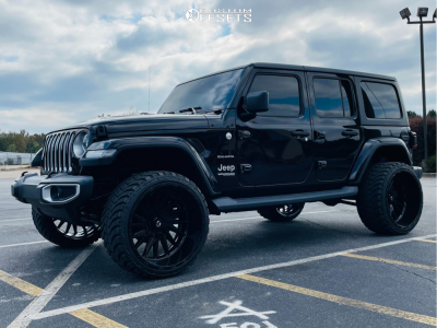 2019 Jeep Wrangler Wheel Offset Super Aggressive 3"-5" Suspension Lift ...