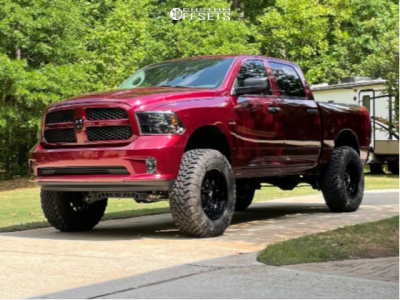2018 Ram 1500 with 20x10 -19 Hardrock Gunner and 37/12.5R20 Toyo Tires ...