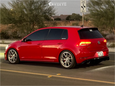 2018 Volkswagen GTI with 18x8.5 45 Neuspeed Rse10 and 235/40R18 ...