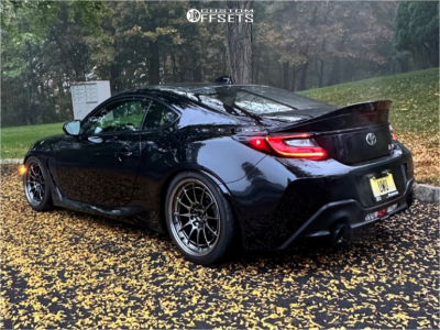 2023 Toyota GR86 with 18x9.5 40 Enkei Nt03m and 255/35R18 Yokohama Advan Neova Ad09 and ...