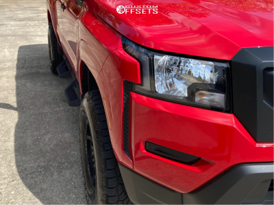 2022 Nissan Frontier with 16x8 12 Vision Warrior and 265/75R16 ...