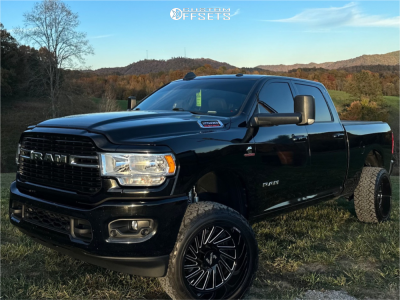 2019 Ram 2500 Wheel Offset Aggressive > 1" Outside Fender Leveling Kit ...