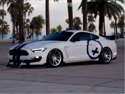 2016 Ford Mustang with 20x10 15 Variant Argon and 285/35R20 Nitto Nt555 ...