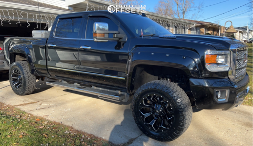 2019 GMC Sierra 2500 HD with 20x10 -18 Fuel Assault and 35/11.5R20 ...