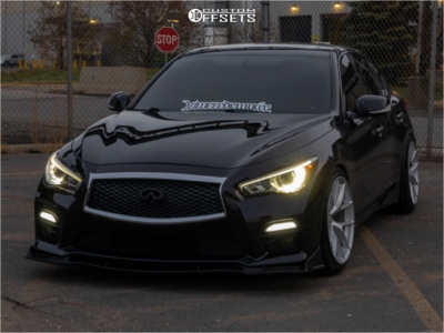 2015 INFINITI Q50 with 19x10.5 22 ESR Rf2 and 245/40R19 Vercelli Strada ...